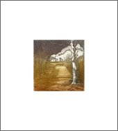 Chippenham Fen - Etching by Joan Hodgkiss